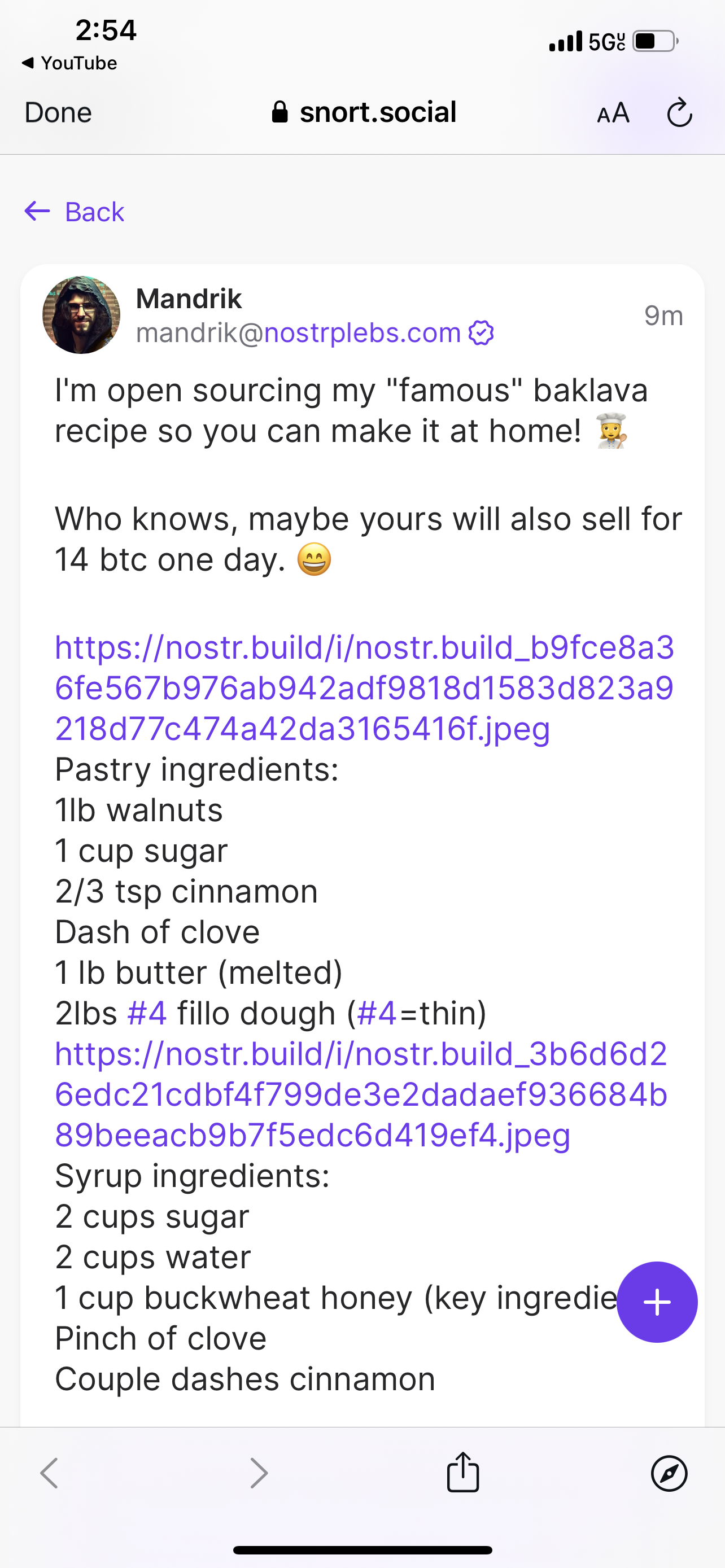 Baklava by Mandrik on Twitter via 5 screenshots