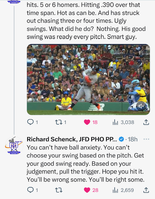 Richard Schenck, High Level Pattern Swing